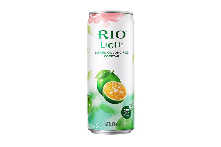 RIO LIGHT CITRUS OOLONG FIZZ COCKTAIL 330ML - Jiada