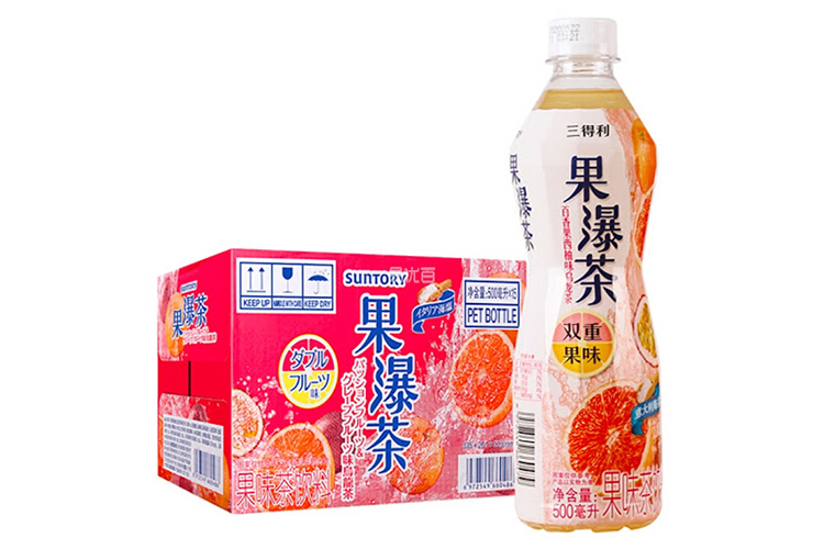 SUNTORY PASSION FRUIT GRAPEFRUIT OOLONG TEA 550ML - Jiada