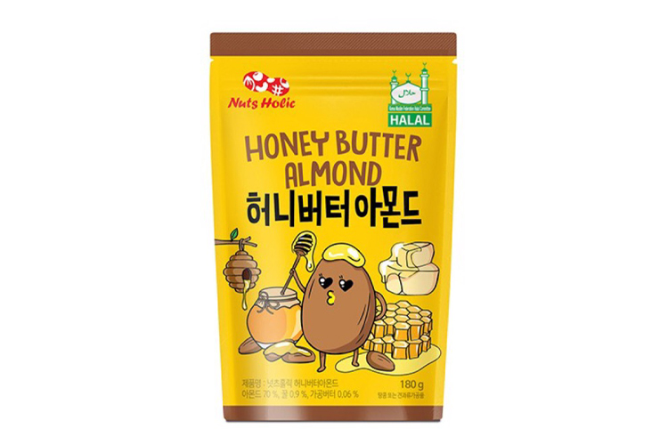 NUTS HOLIC HONEY BUTTER ALMOND 180G - Jiada