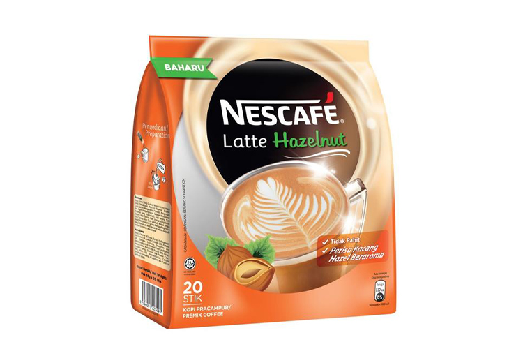 NESCAFE LATTE HAZELNUT 24G*20PACKS - Jiada